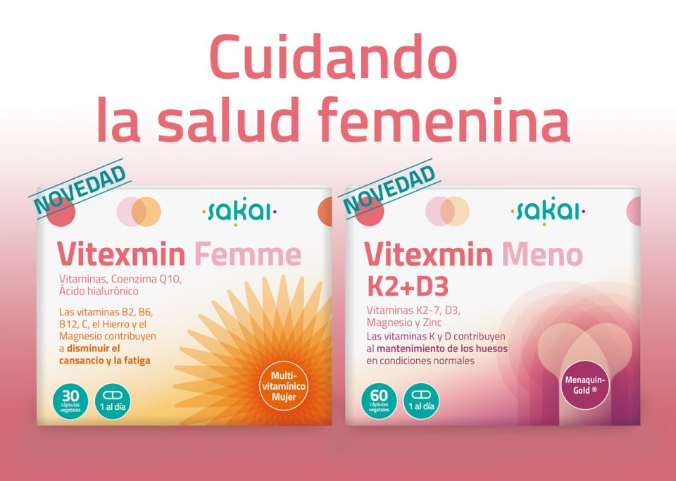 Novedad Vitexmin Femme y Meno cuidamos la salud femenina - Sakai